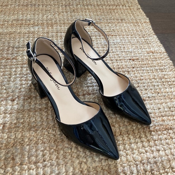 Shoes | Pointed Toe Square Heel Slingback Shoes | Poshmark
